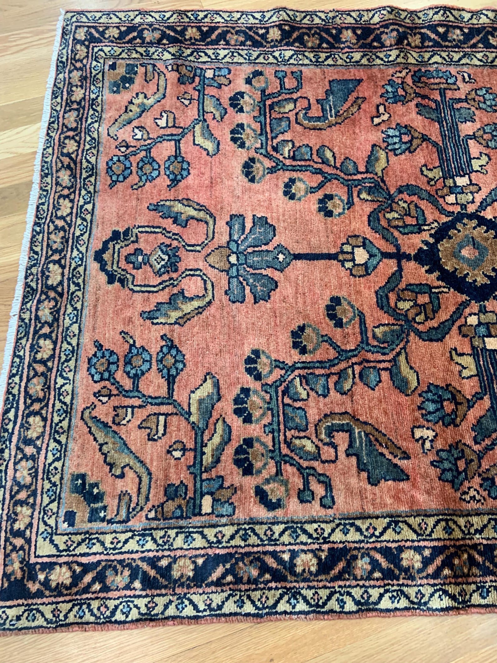 Lilian Oriental Rug 4.4x3.5,western Persia Circa 1930's - Etsy