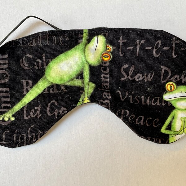 Frog Eye Sleeping Mask - Etsy