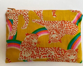 Super Soft Faux Fur Leopard Print Pencil Case Water - Etsy