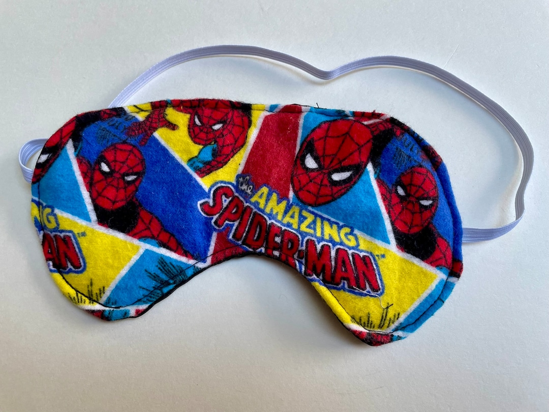 Spider Man Sleep Mask, Stocking Stuffer - Etsy