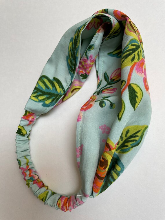 Rifle Paper Co. Rayon Bandana Headband Floral Headband. - Etsy