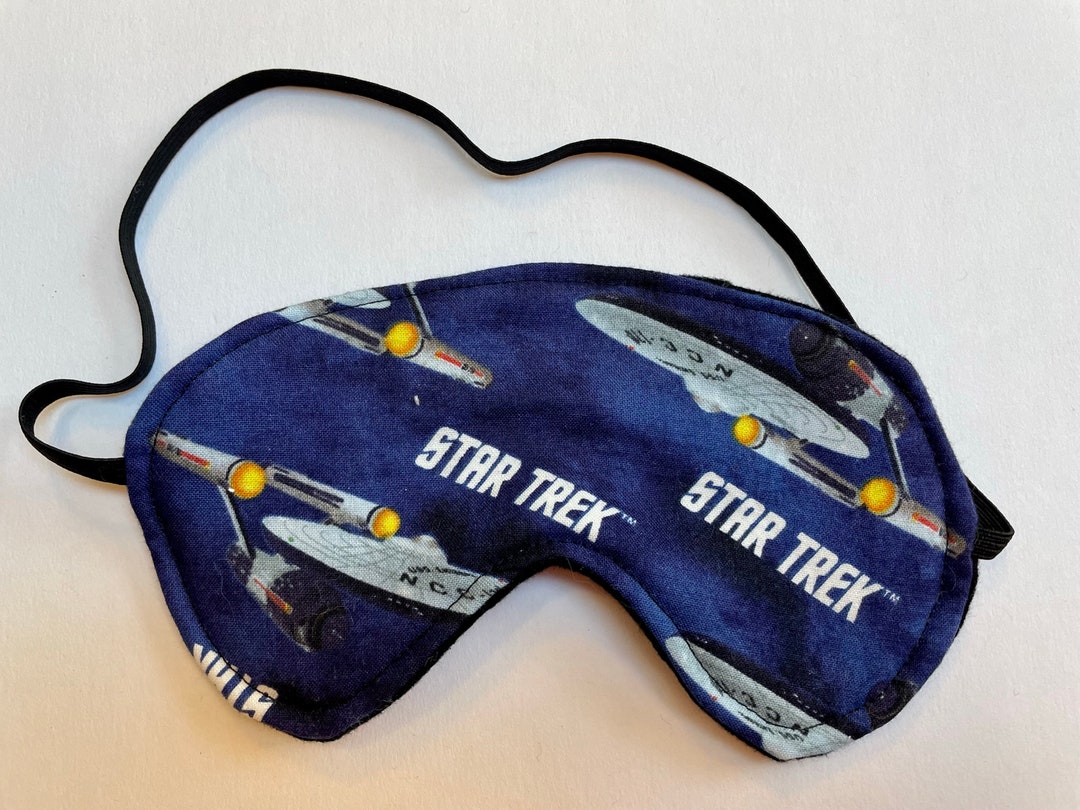 Star Trek Sleep Mask U.S.S. Enterprise Starship Star Trek - Etsy