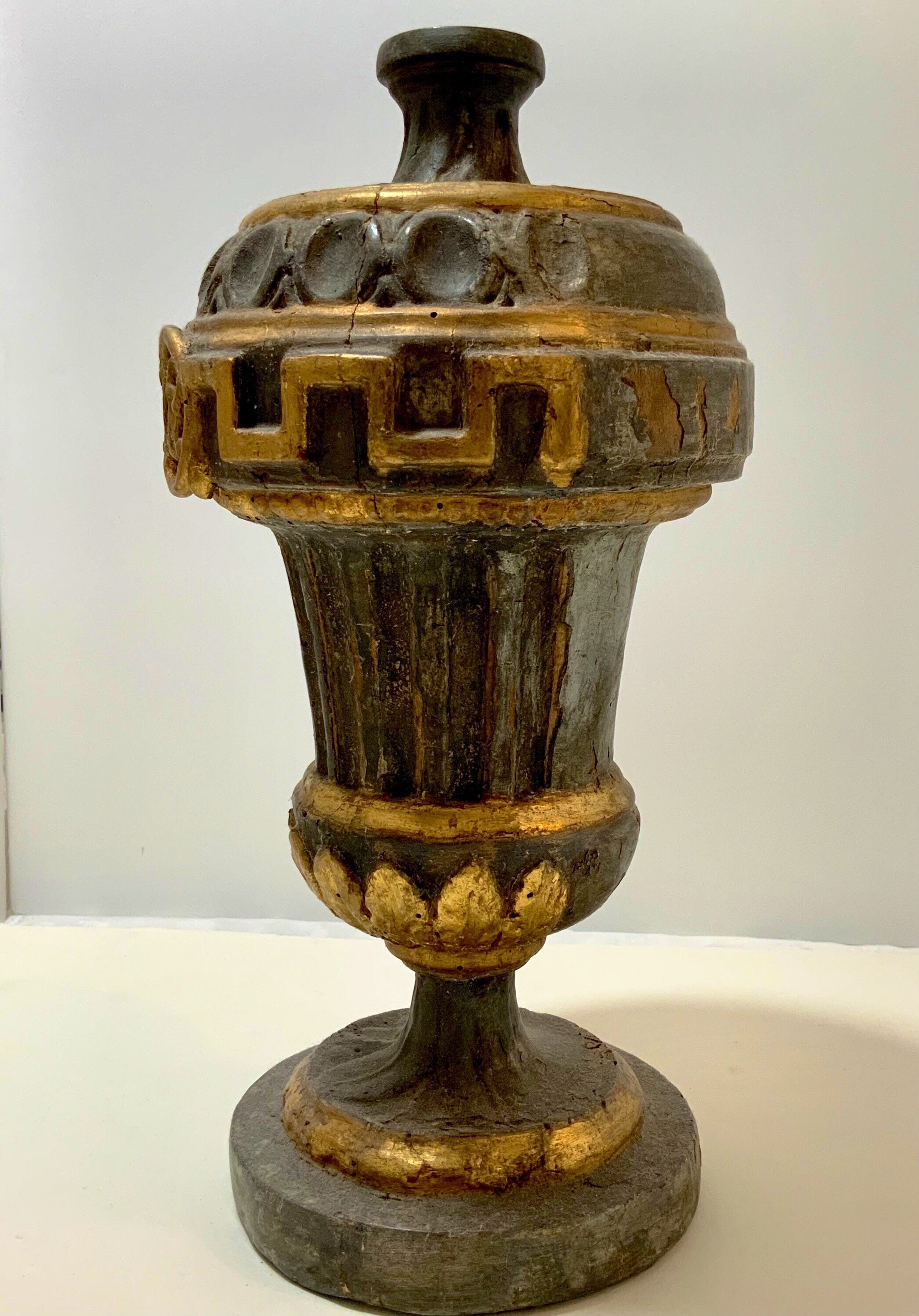 Antique 18th Century Finial Sedan Chair Carved Gilt Neoclassical Empire ...