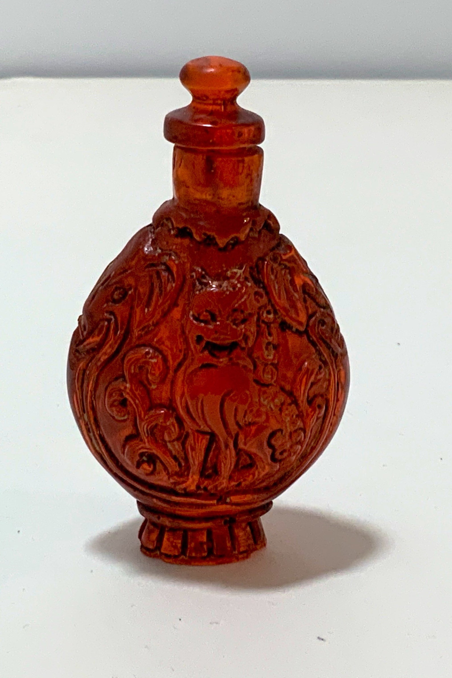 Antique Amber Chinese Snuff Bottle Early 20th C. Circa 1910 - Etsy