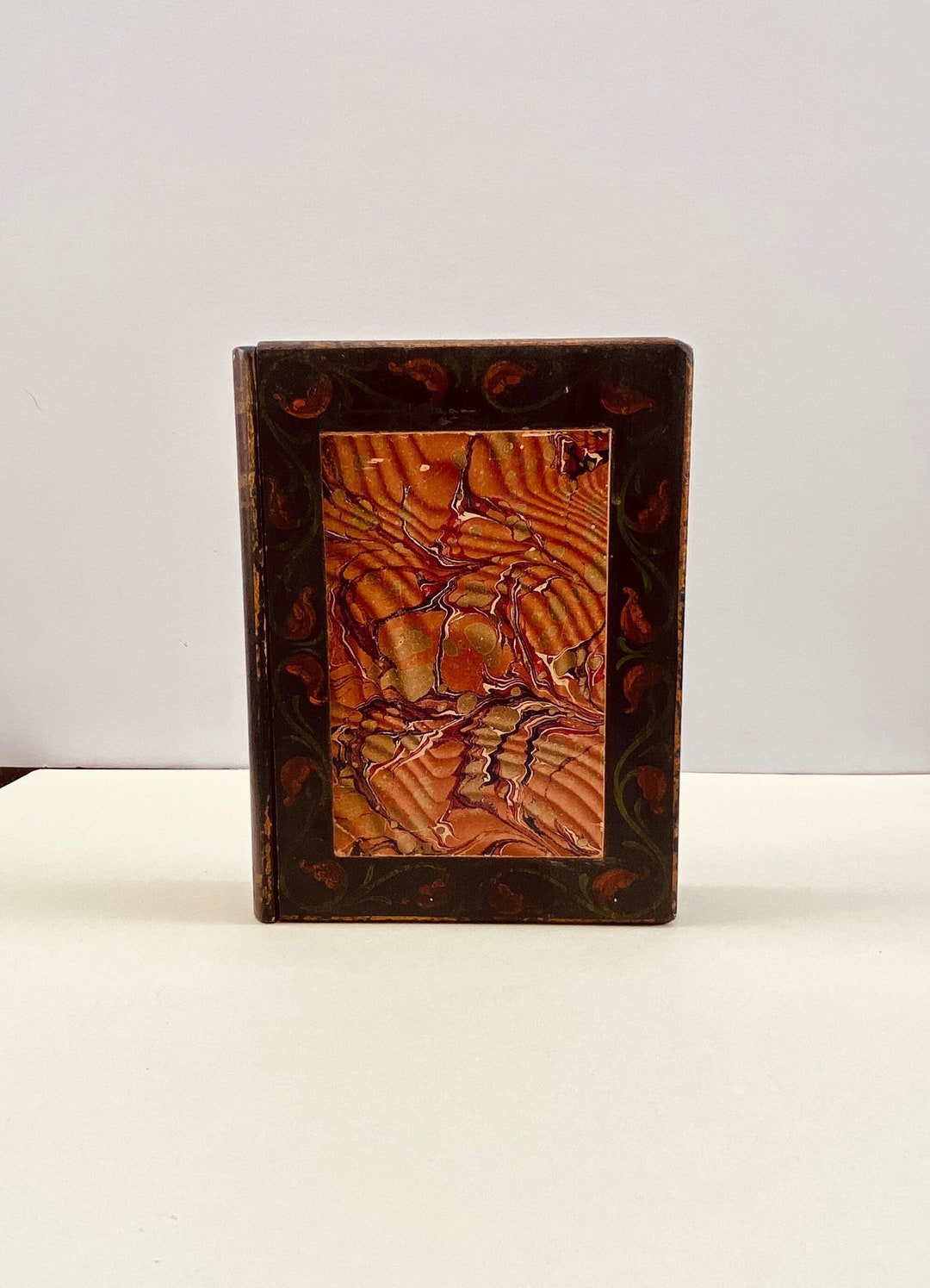 Antique Faux Book Box 19th Century - Etsy
