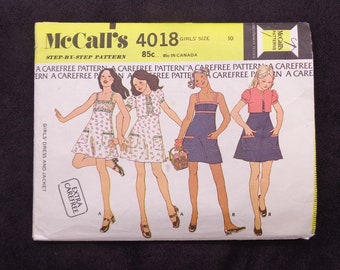 Mccall's 7573 Pattern for Girls' Dress and Bolero, Sizes 4 to 6 ...