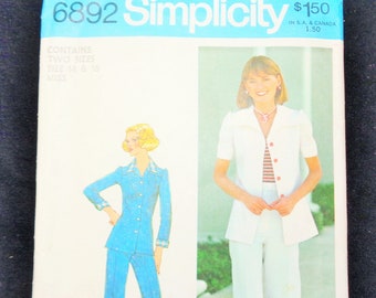 Vintage 1975 Simplicity Sewing Pattern 5753 Misses' - Etsy