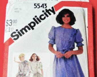 Misses Dress Pattern Sleeve Variations Simplicity 8544 UNCUT - Etsy