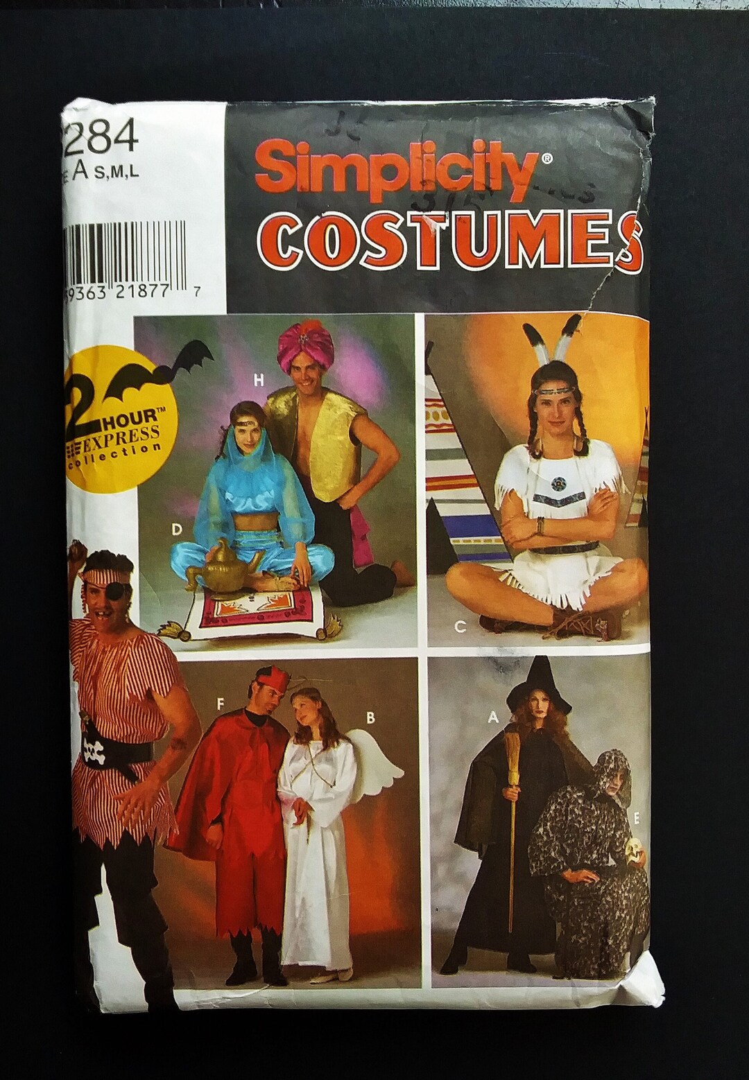 Vintage SIMPLICITY 8284 Adult COSTUMES and Accessories Sewing Pattern - Etsy