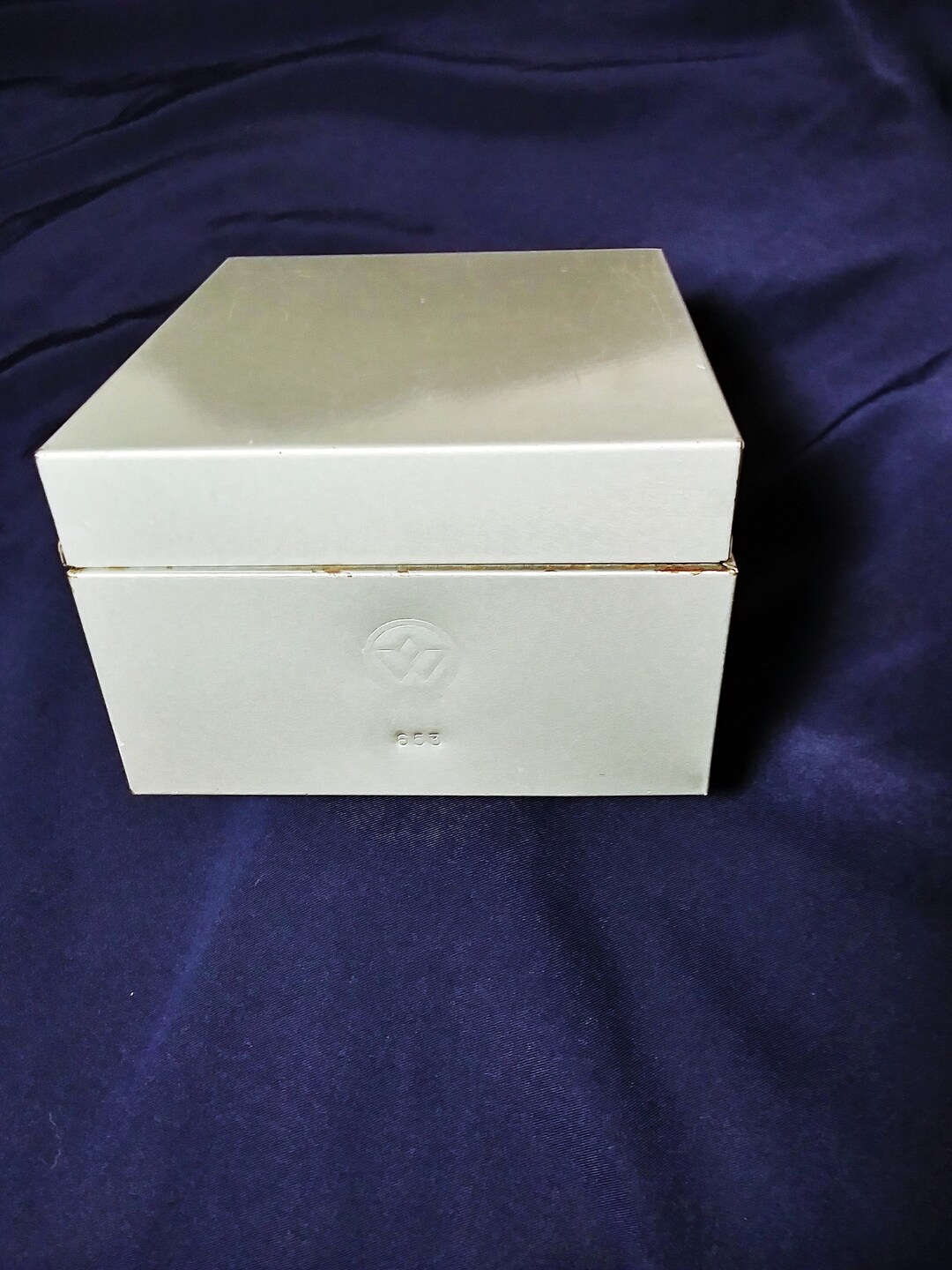 Vintage WEIS Gray Metal Card File Box for 3'' X 5'' File Cards - Etsy