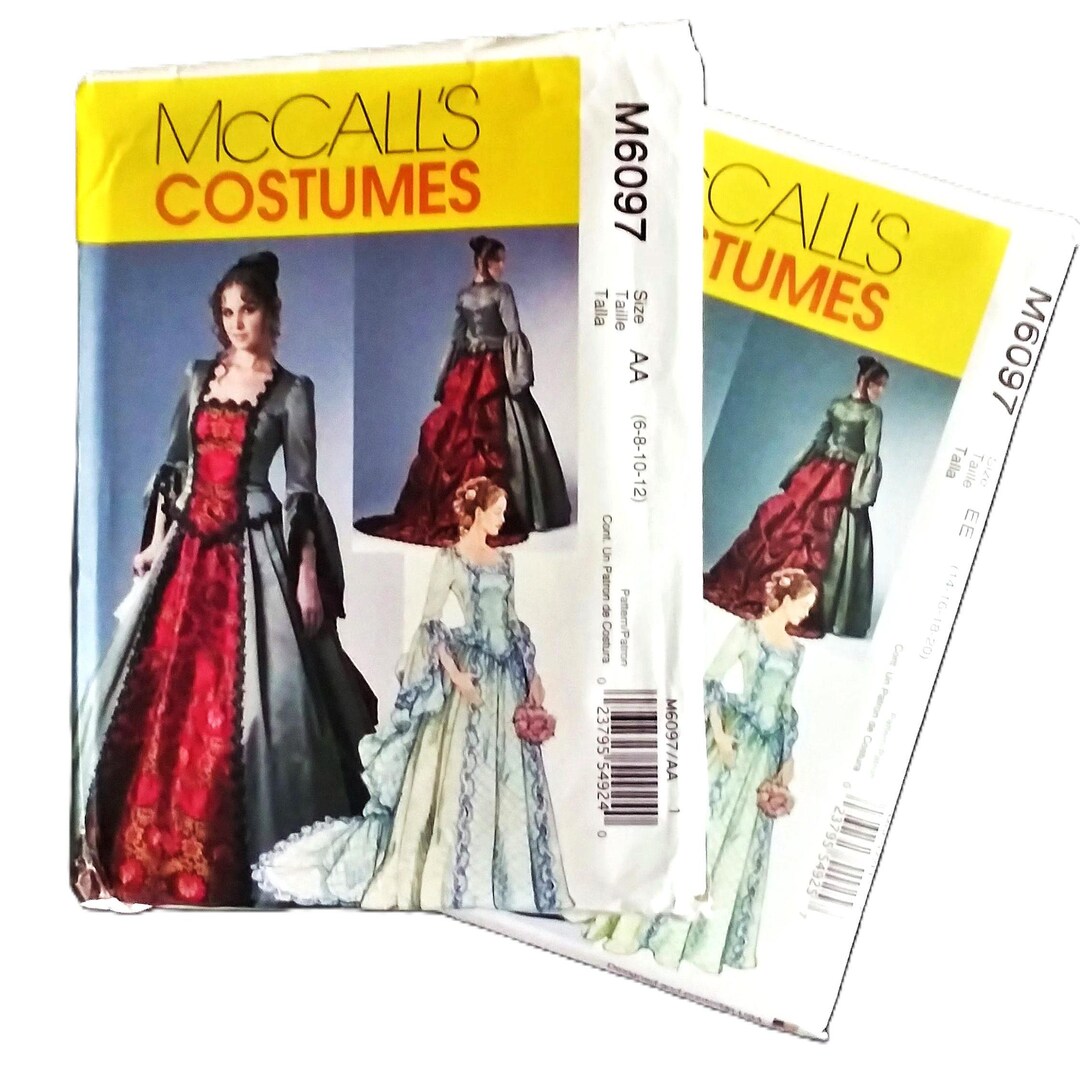 UNCUT Mccall's M6097 Costumes Sewing Pattern - Etsy