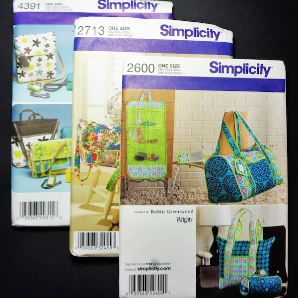 Simplicity Bag Patterns - Etsy