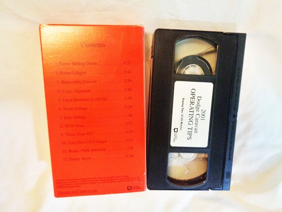 Collectibles 2001 DODGE Caravan VHS Advertisements etna.com.pe