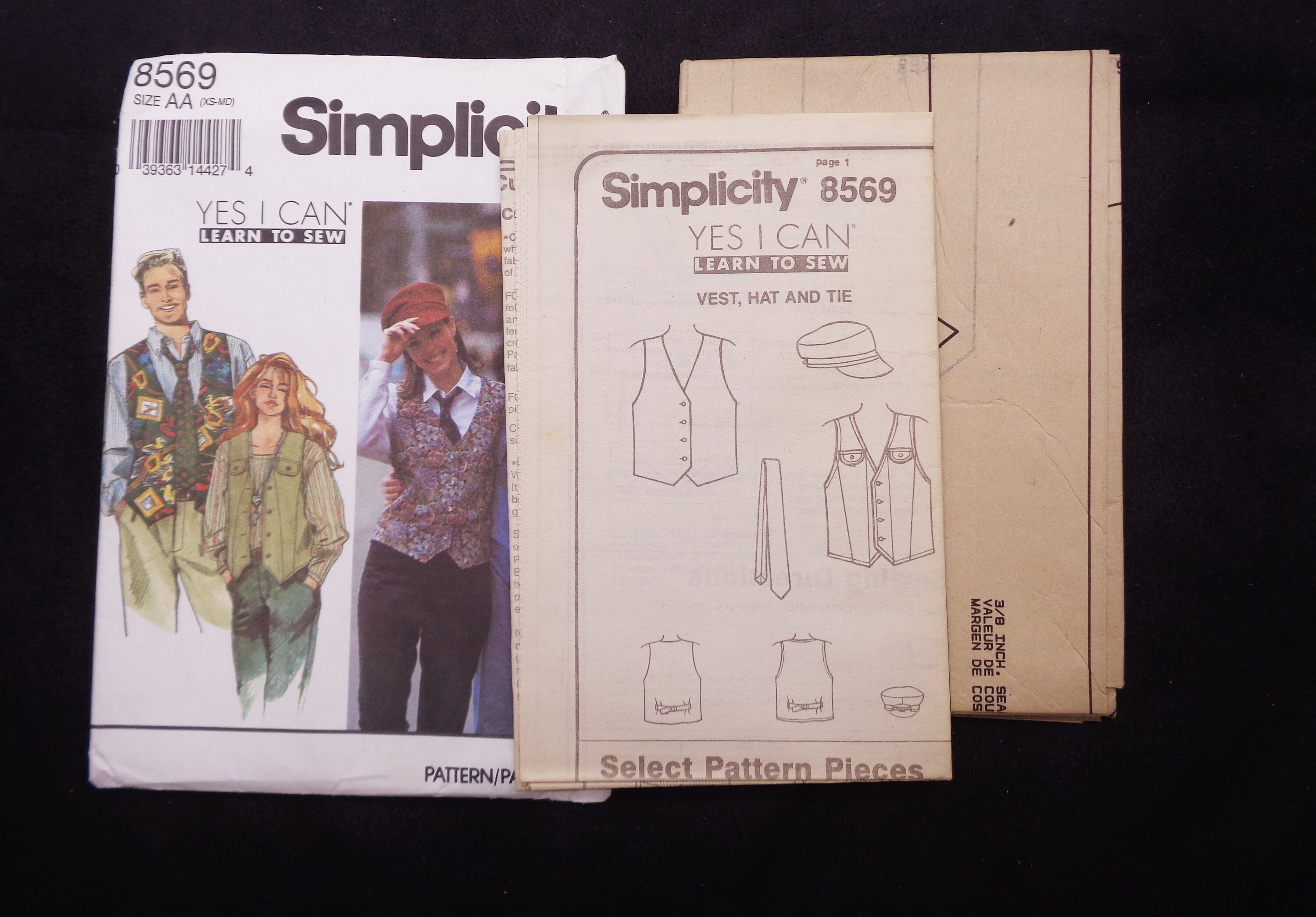 UNCUT Simplicity 8569 Misses' Men's and Teens' - Etsy UK