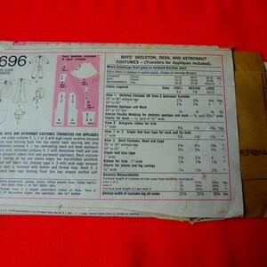 SIMPLICITY 6696 Costume Size BOYS Large 10-12 PATTERN From - Etsy