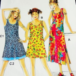 UNCUT NEUE Mode STIL M55436 Ladies Multisize 10-15 Sleeveless Dress - Etsy