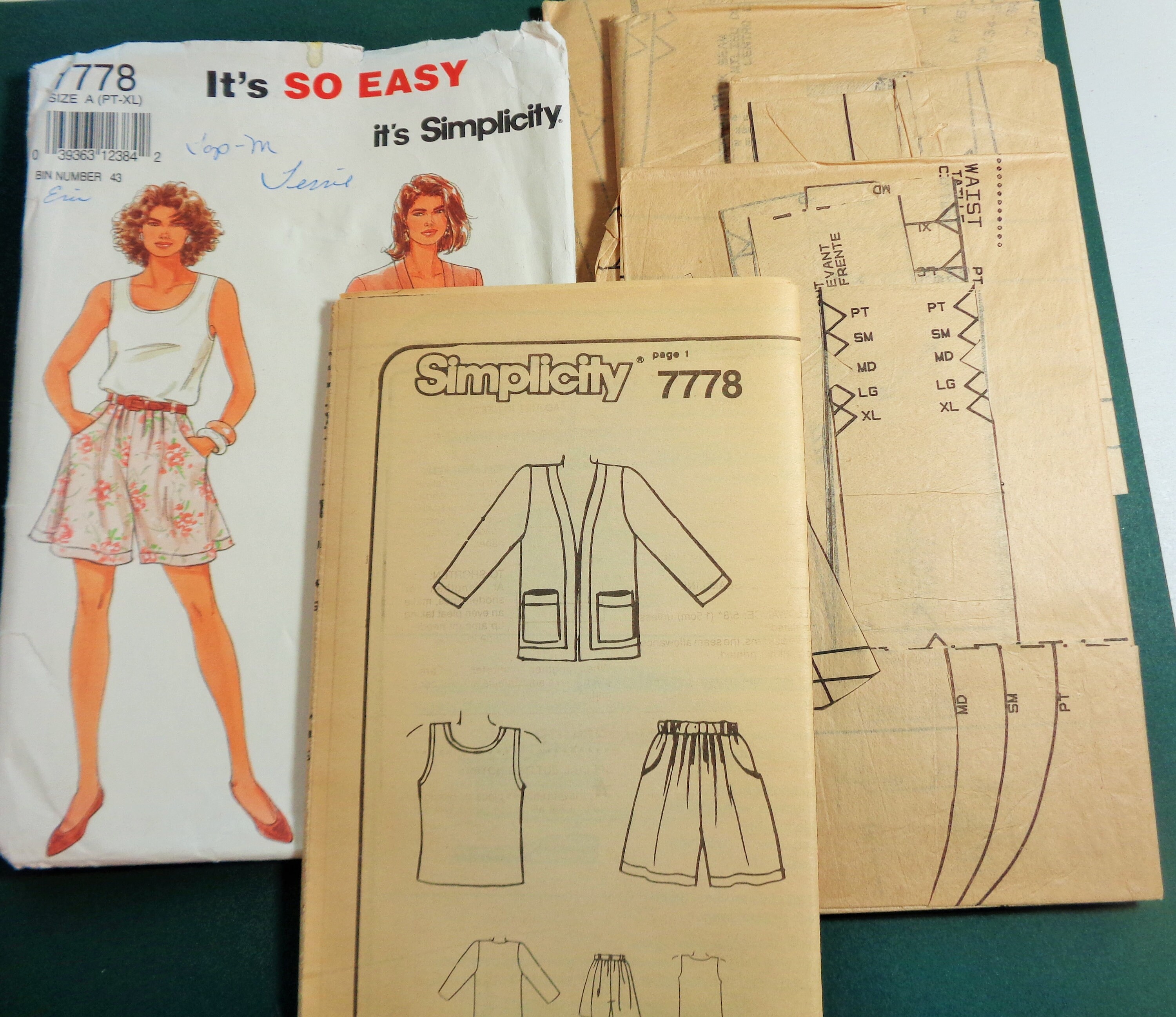 Vintage Simplicity 7778 Misses It es so easy Schnittmuster | Etsy