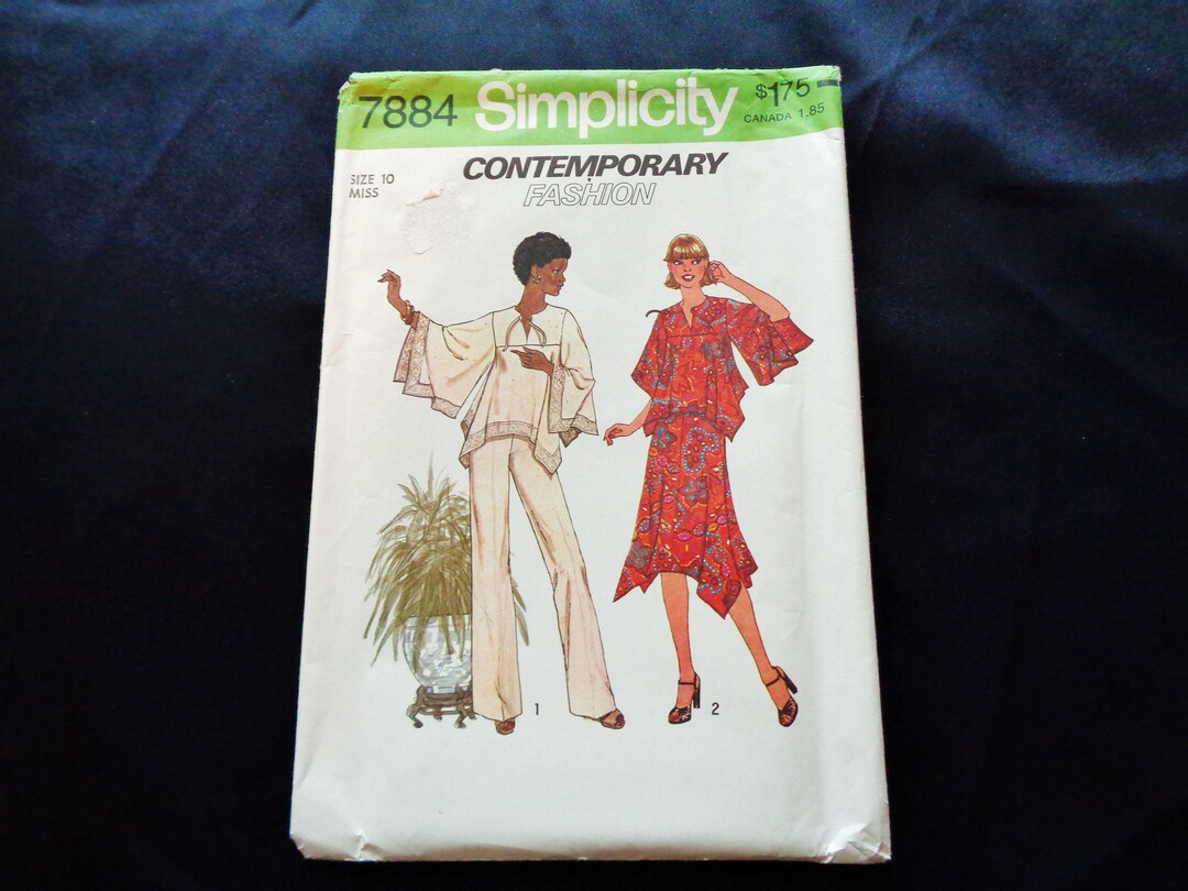 Simplicity non-cut 7884 Modèle de couture de mode contemporain de Miss ...