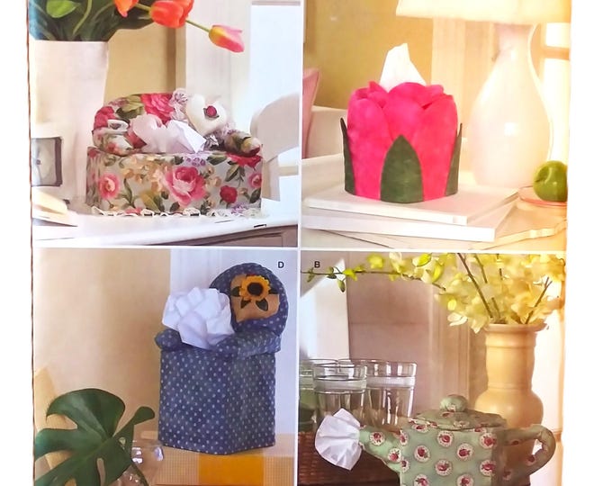 UNCUT Simplicity 2928 Tissue Box Covers SEWING PATTERN - Etsy