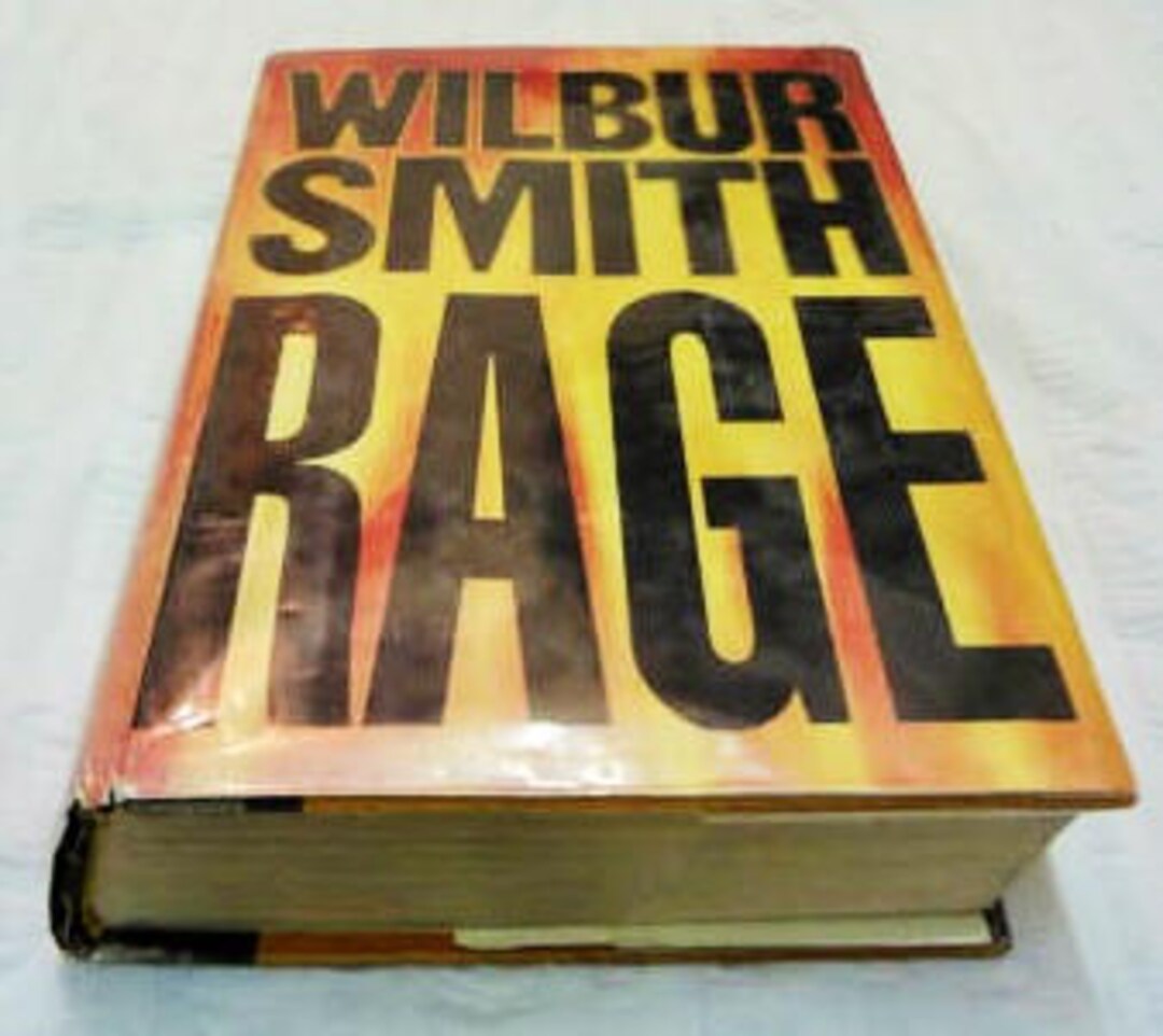 RAGE by Wilbur SMITH, the Courtney Novels, First American Edition 1987 ...