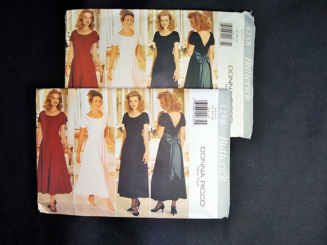 UNCUT Butterick 4258 Misses Dress Sewing PATTERN - Etsy
