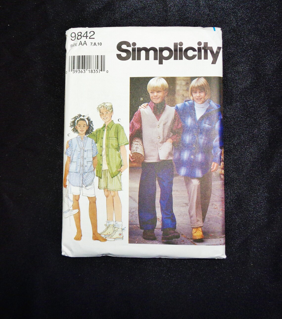 UNCUT Simplicity 9842 Girls' and Boys' Separates | Etsy