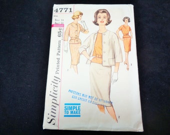 Vintage 1959 Vogue 9838 Sewing Pattern Misses One-piece Dress - Etsy