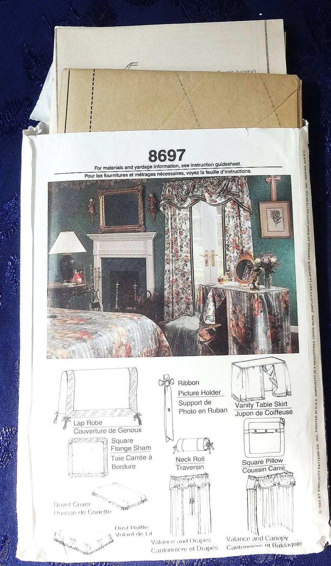 UNCUT 8697 Simplicity Bedroom Accessories Sewing Pattern - Etsy