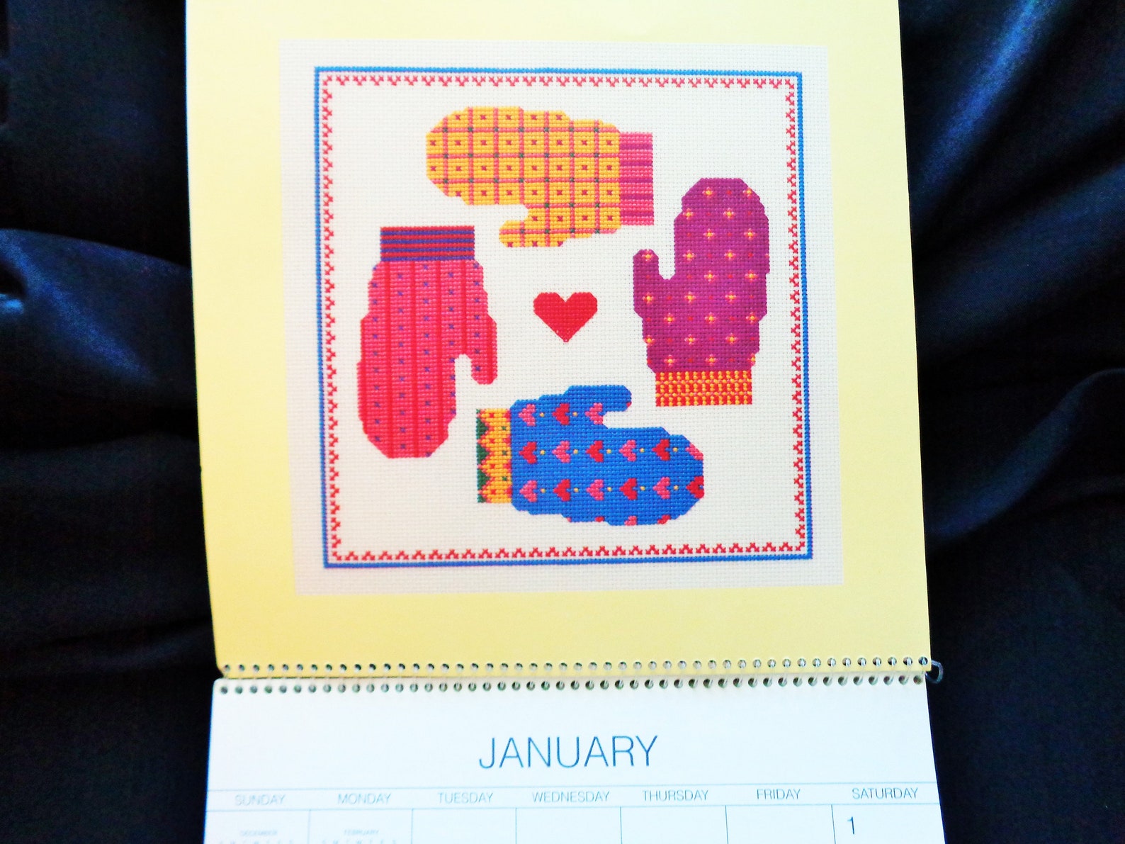 TWO 2 Counted Cross Stitch HALLMARK CALENDARS | Etsy