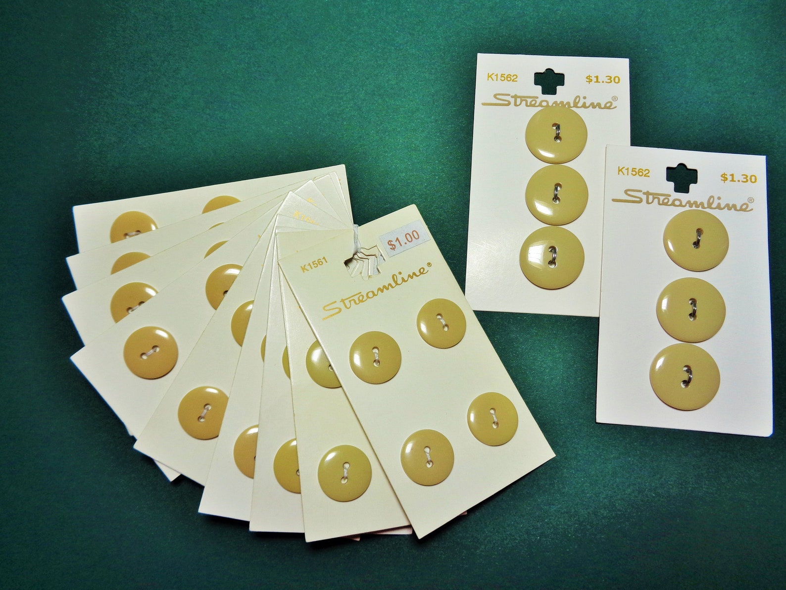 25 Button Cards | Etsy