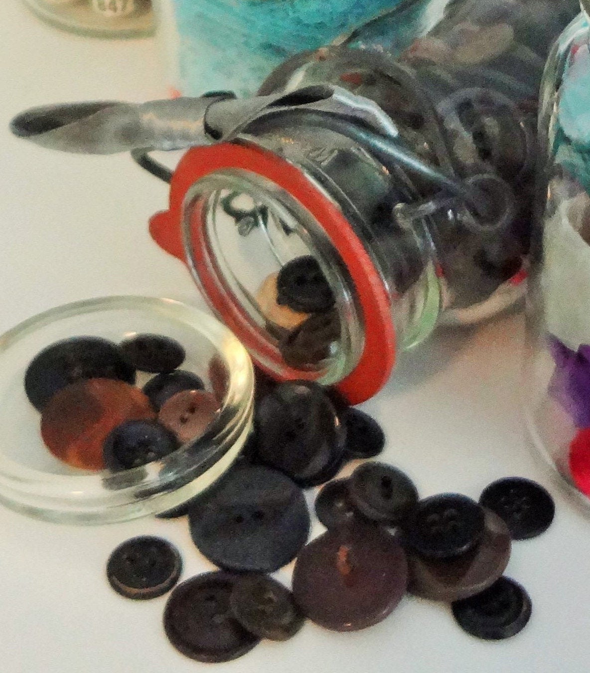 DESTASHING the Sewing Room JAR by JAR | Etsy