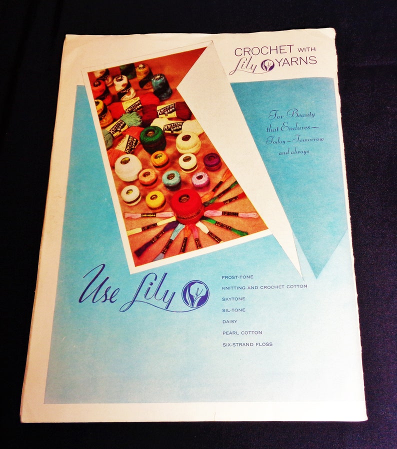 Crochet Lily Direction Book 1700 | Etsy