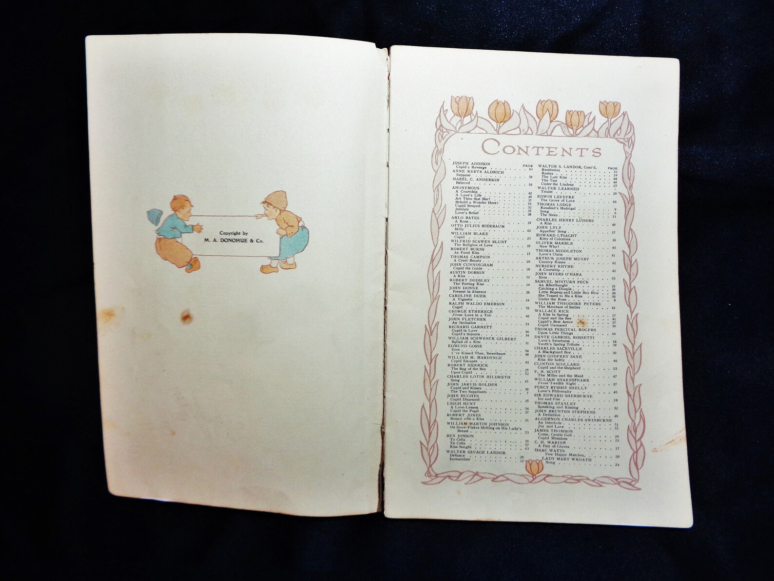 CUPIDS & Kisses Compiled by Wallace Rice and Frances Rice 1914 | Etsy