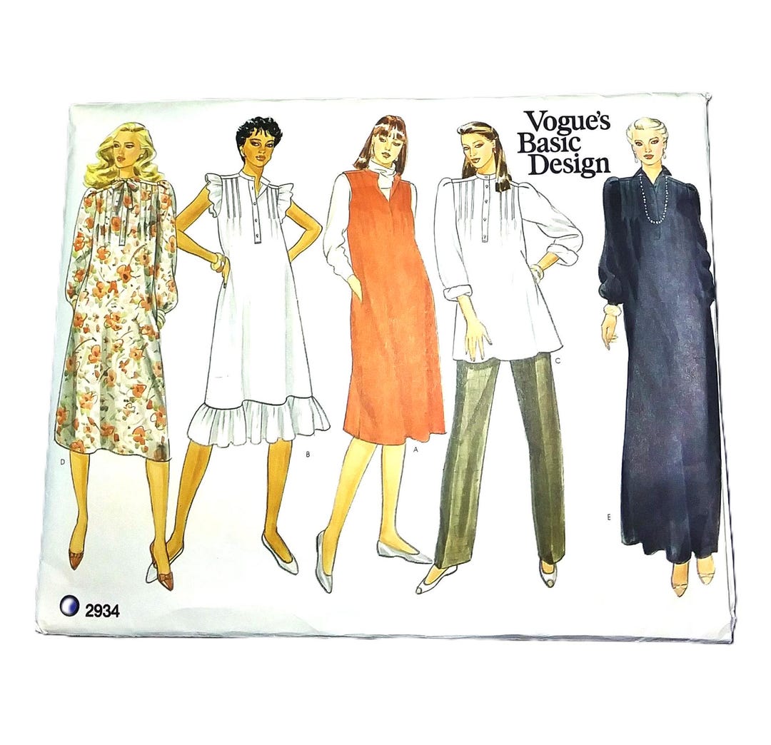 UNCUT Vogue 2934 Basic Design Series Maternity SEWING PATTERN - Etsy