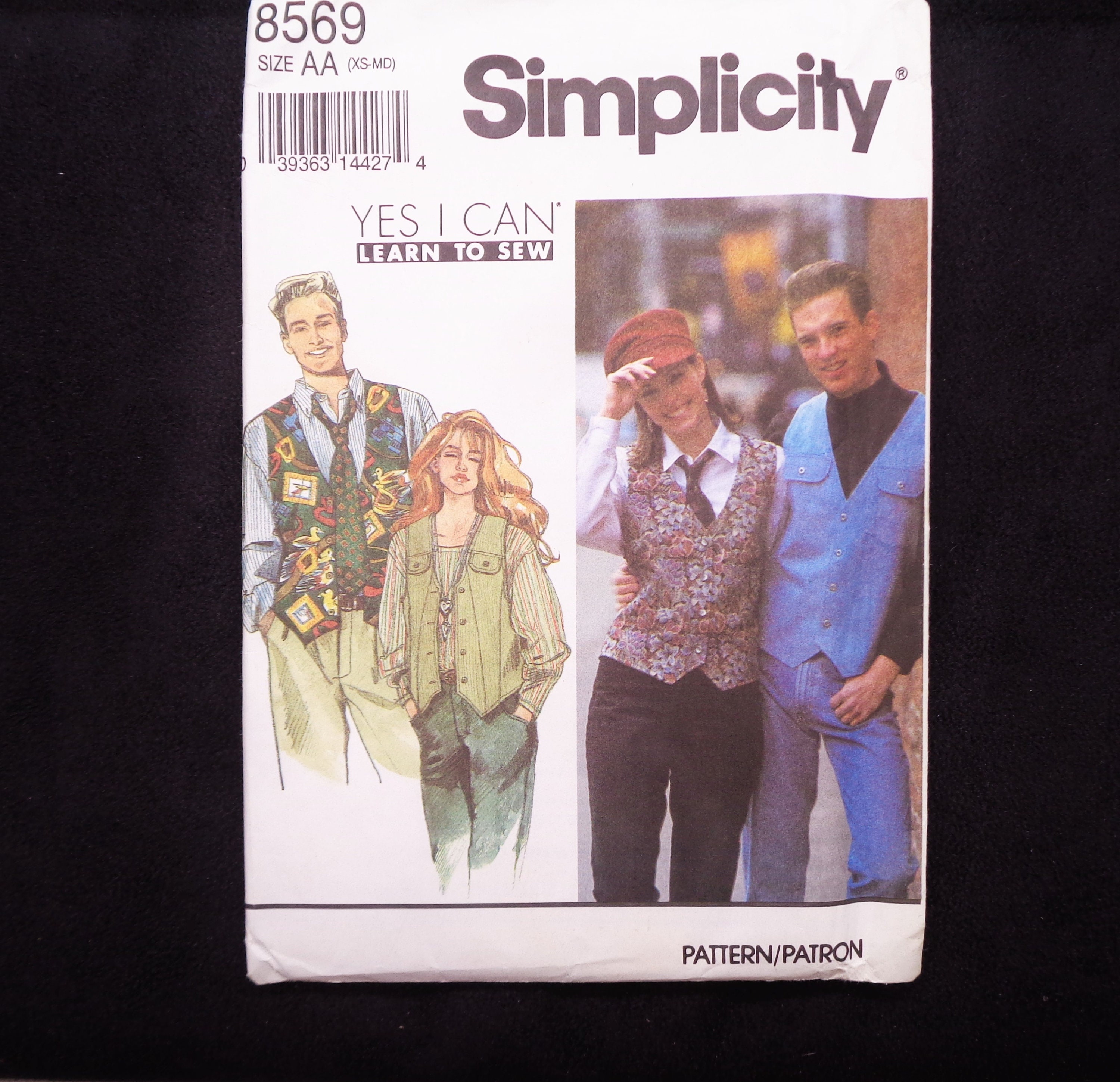UNCUT Simplicity 8569 Misses' Men's and Teens' - Etsy UK