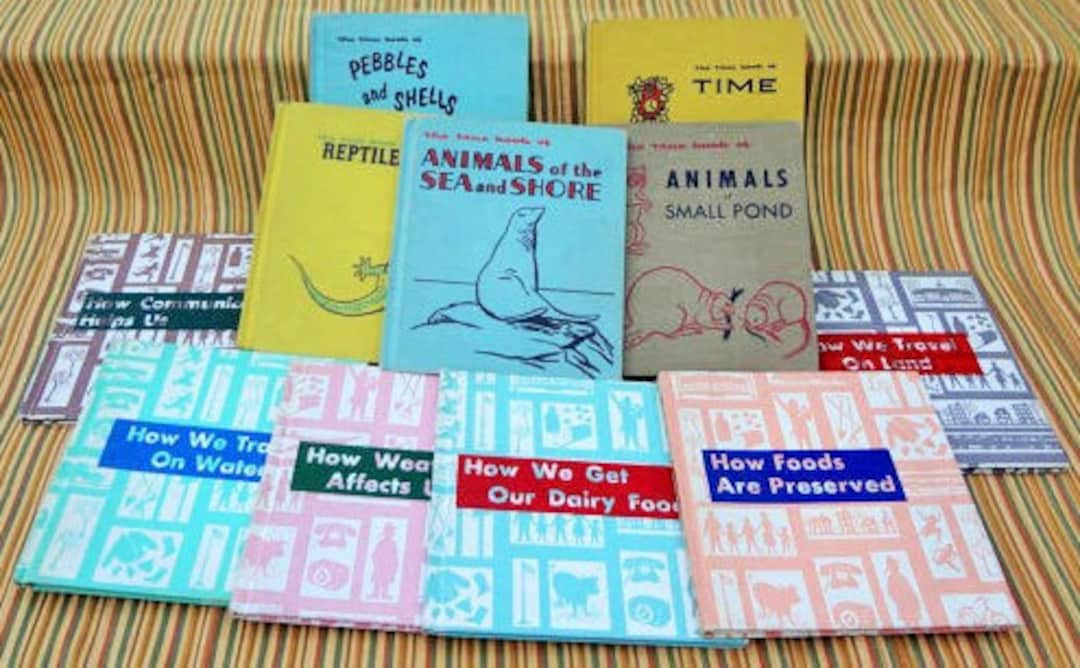 Box of 11 Elementary Science Books 1950-1960's - Etsy