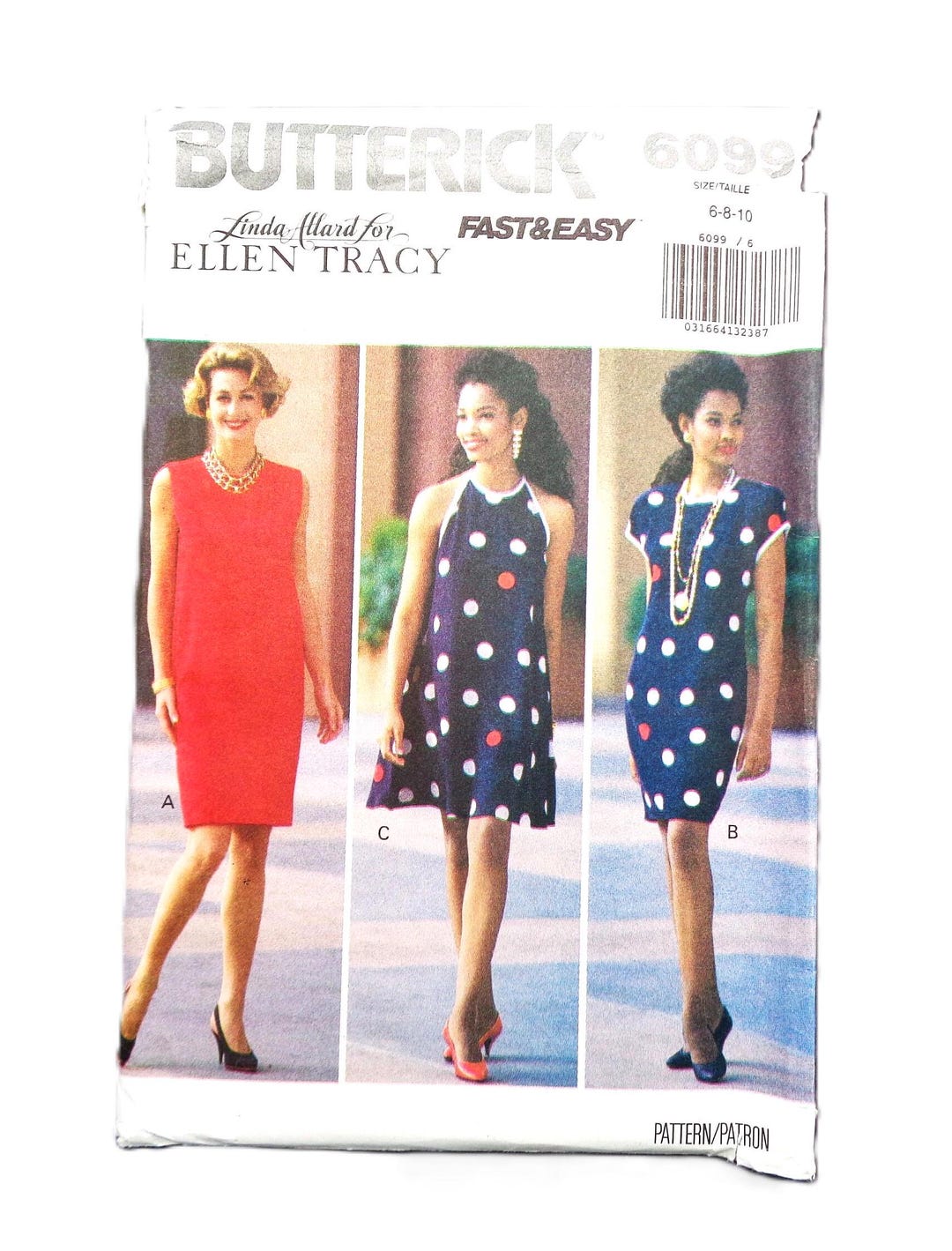 UNCUT Butterick 6099 Misses Dress Sewing PATTERN - Etsy
