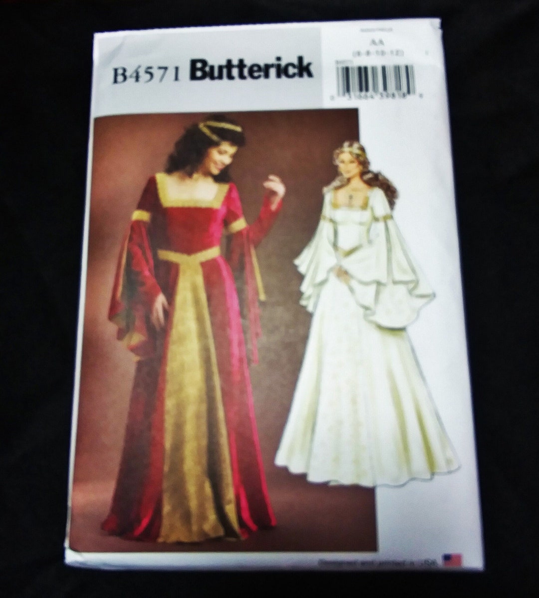UNCUT Butterick B4571 "making History" Dress Sewing Pattern - Etsy