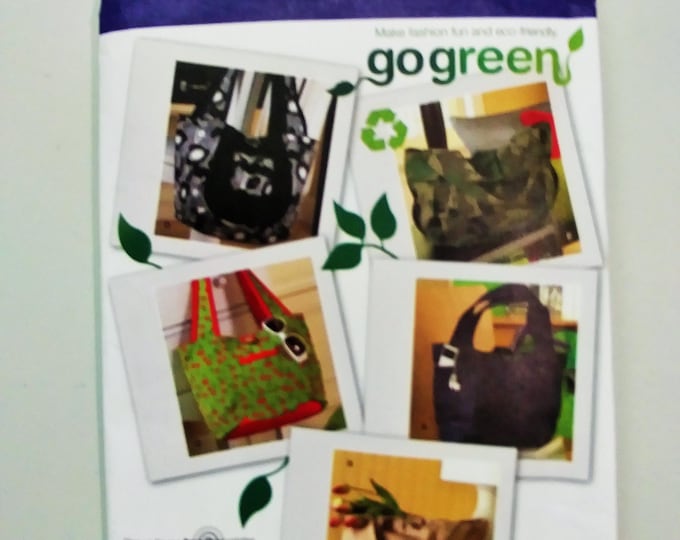 UNCUT SIMPLICITY 2597 Go Green Bag Sewing Pattern - Etsy