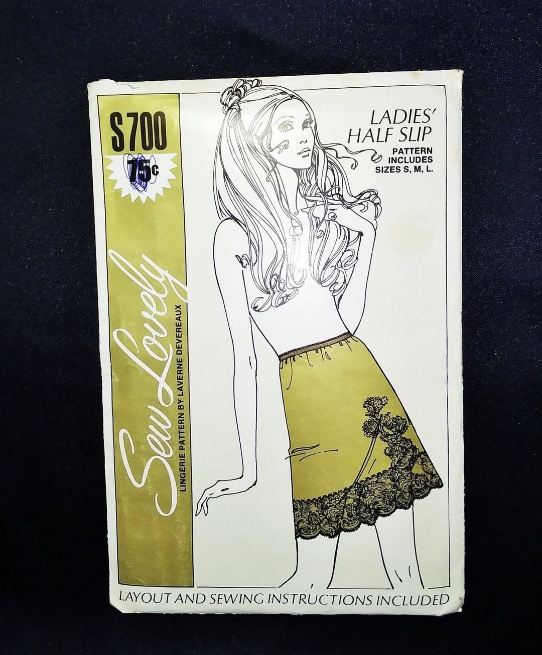 UNCUT SEW LOVELY Half Slip Sewing Pattern - Etsy