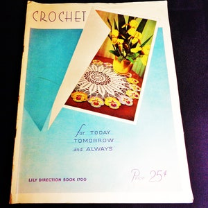 Crochet Lily Direction Book 1700 - Etsy