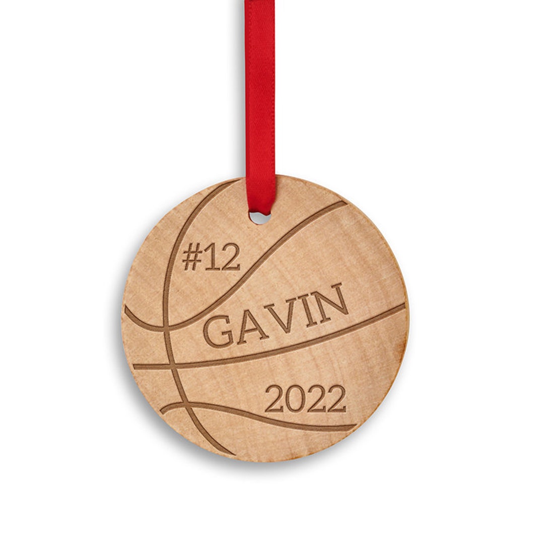 Basketball Ornament Personalized Tree Ornaments for - Etsy