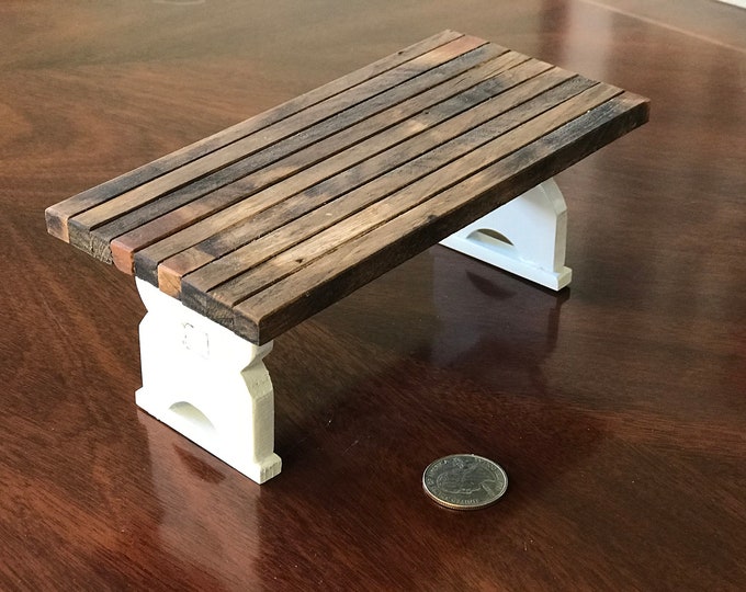 Miniature Wooden Table, Farmhouse Table, Dollhouse Furniture, Handmade ...