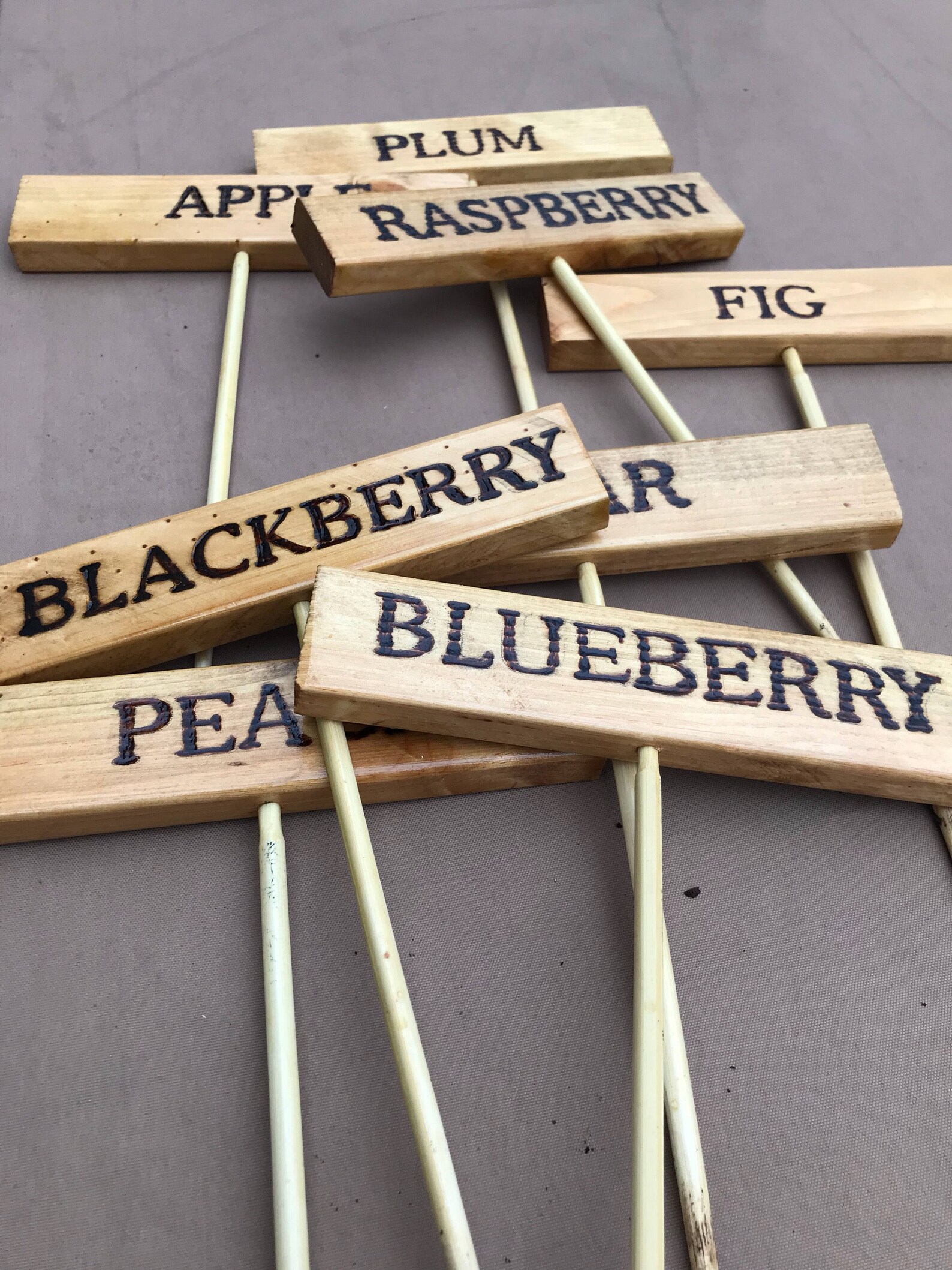 Reclaimed Wood Outdoor Sign Garden Stake Custom Sign Rustic | Etsy