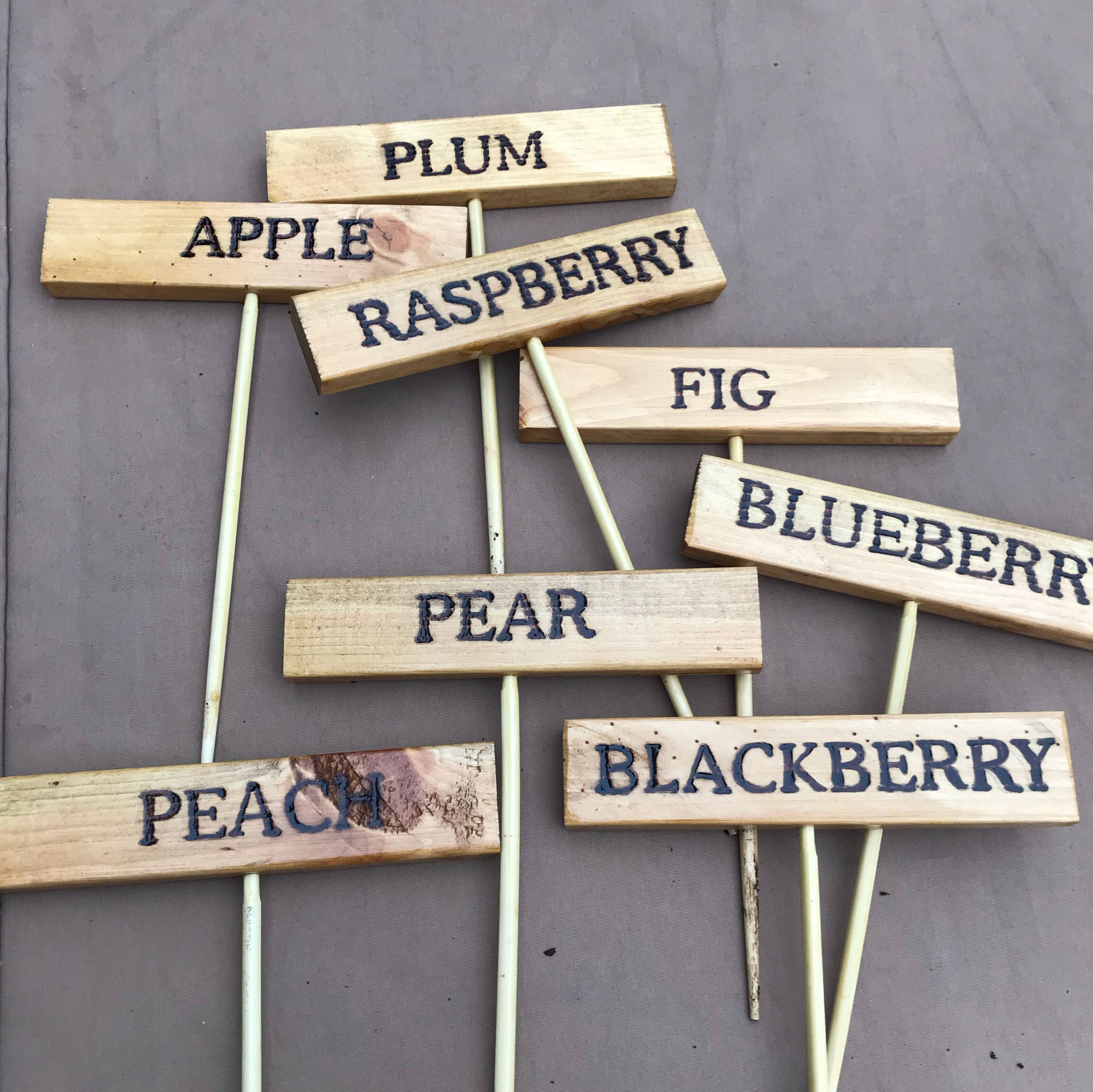 Reclaimed Wood Outdoor Sign Garden Stake Custom Sign Rustic | Etsy