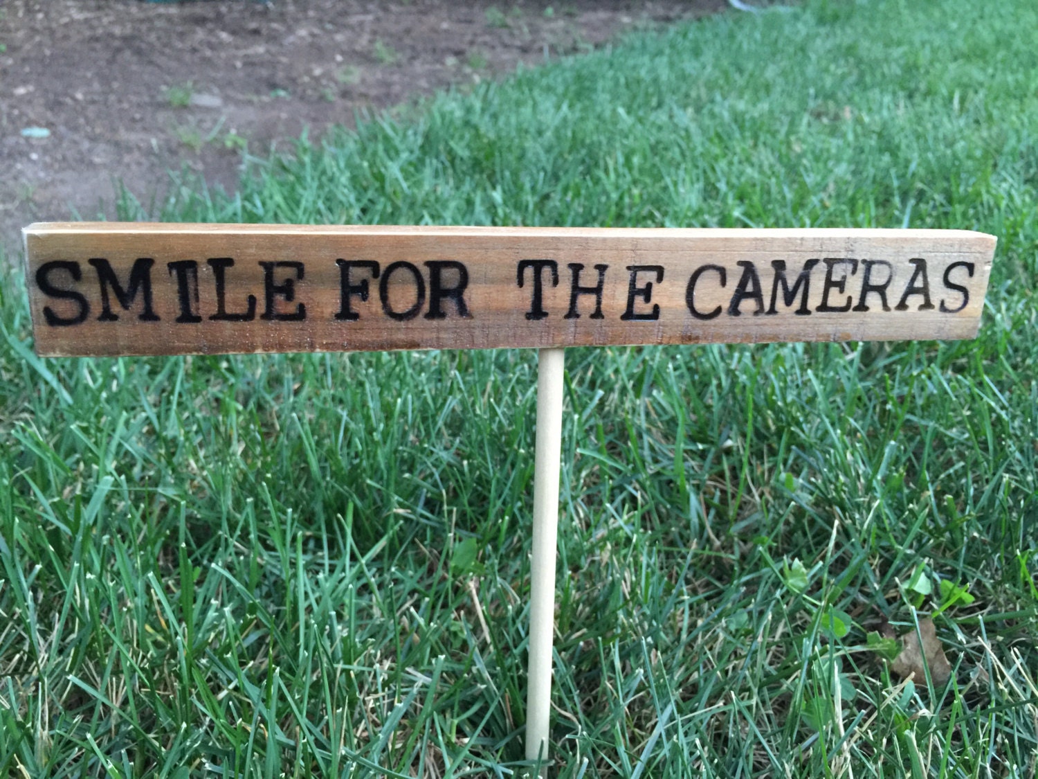 Reclaimed Wood Outdoor Sign Garden Stake Custom Sign Rustic | Etsy