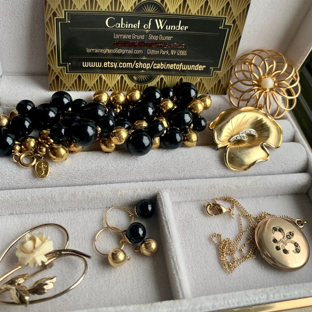 Jewelry Box Full of Gold and Gold-filled Jewelry Hurry Only 4 ...