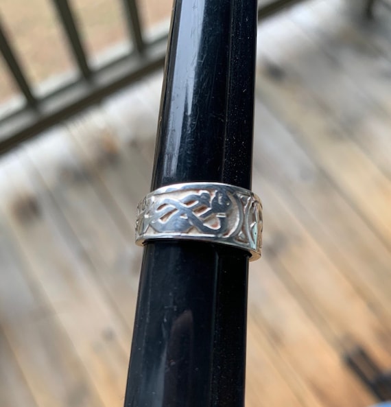 celtic dragon ring - Gem