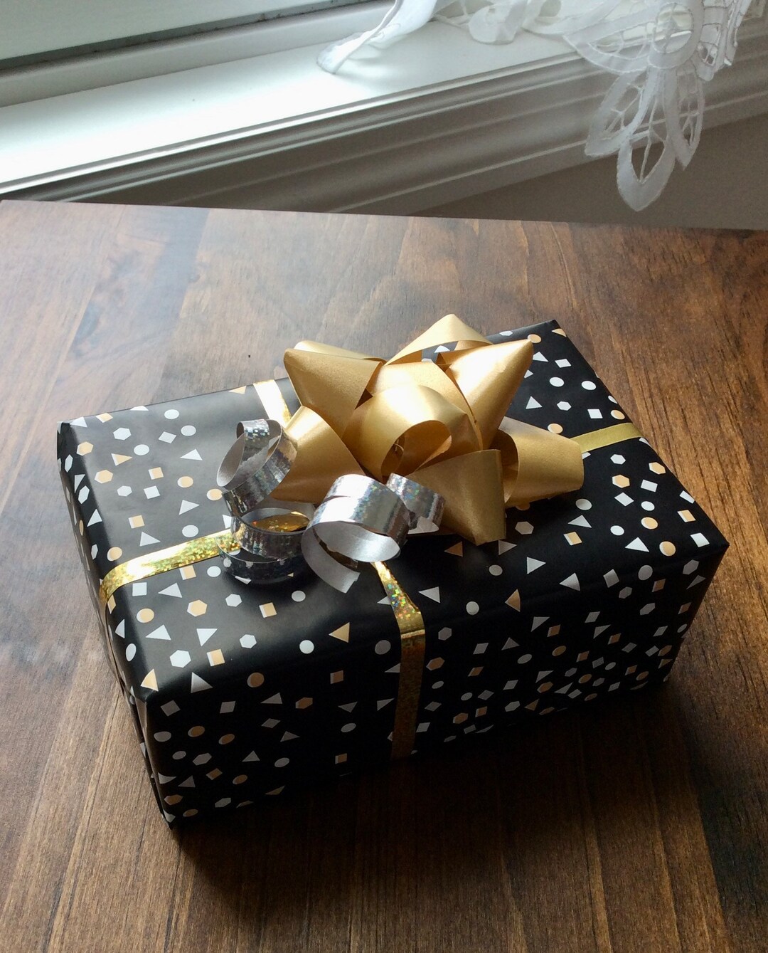 All Occasion Gift Wrap, Cabinet of Wunder Classic Colors - Black White ...