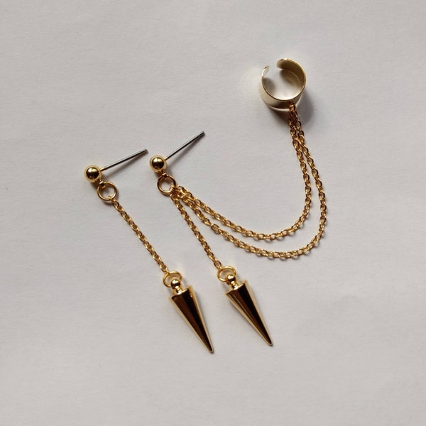 Chain Cuff Earring - Etsy
